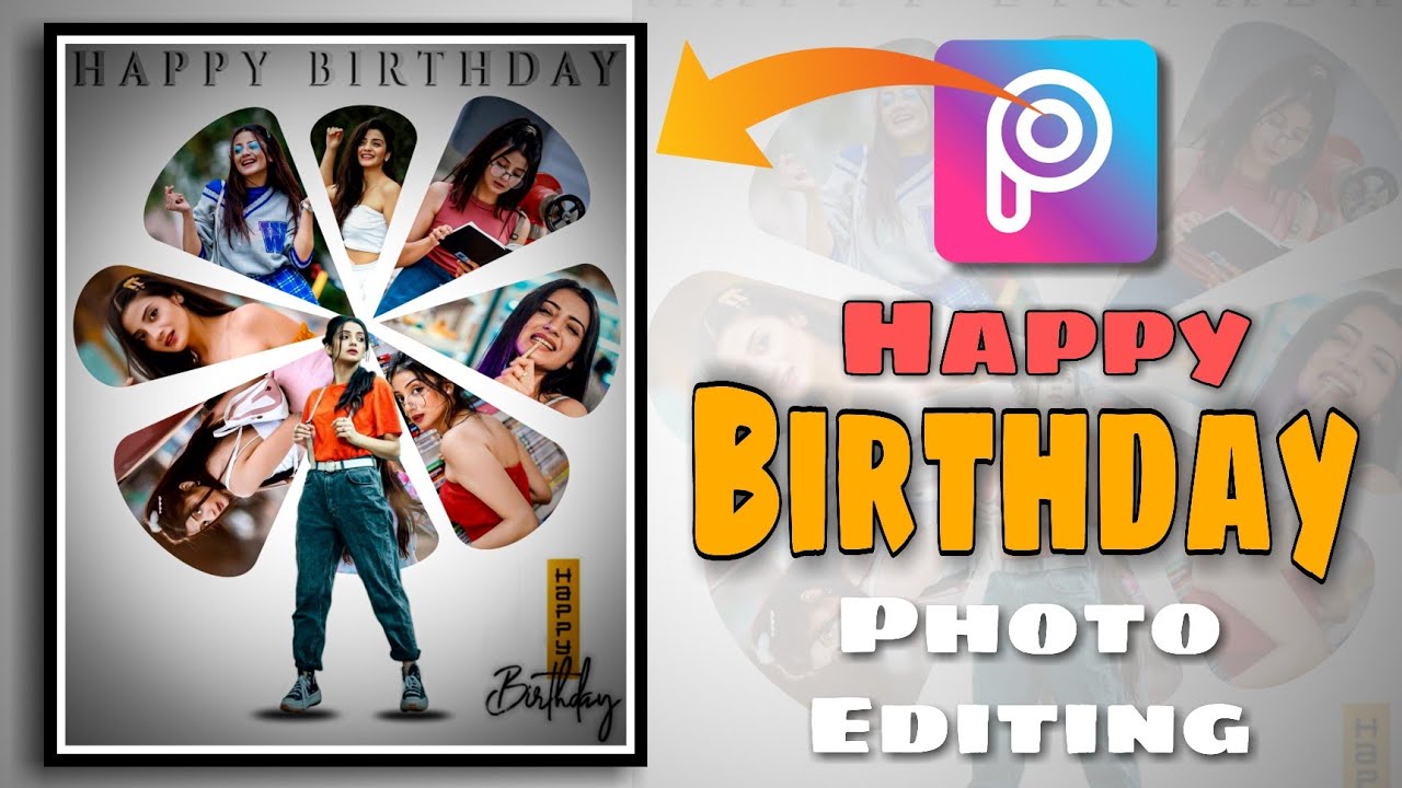 New Happy Birthday Picture Frame Photo Editing | PicsArt Birthday Photo ...