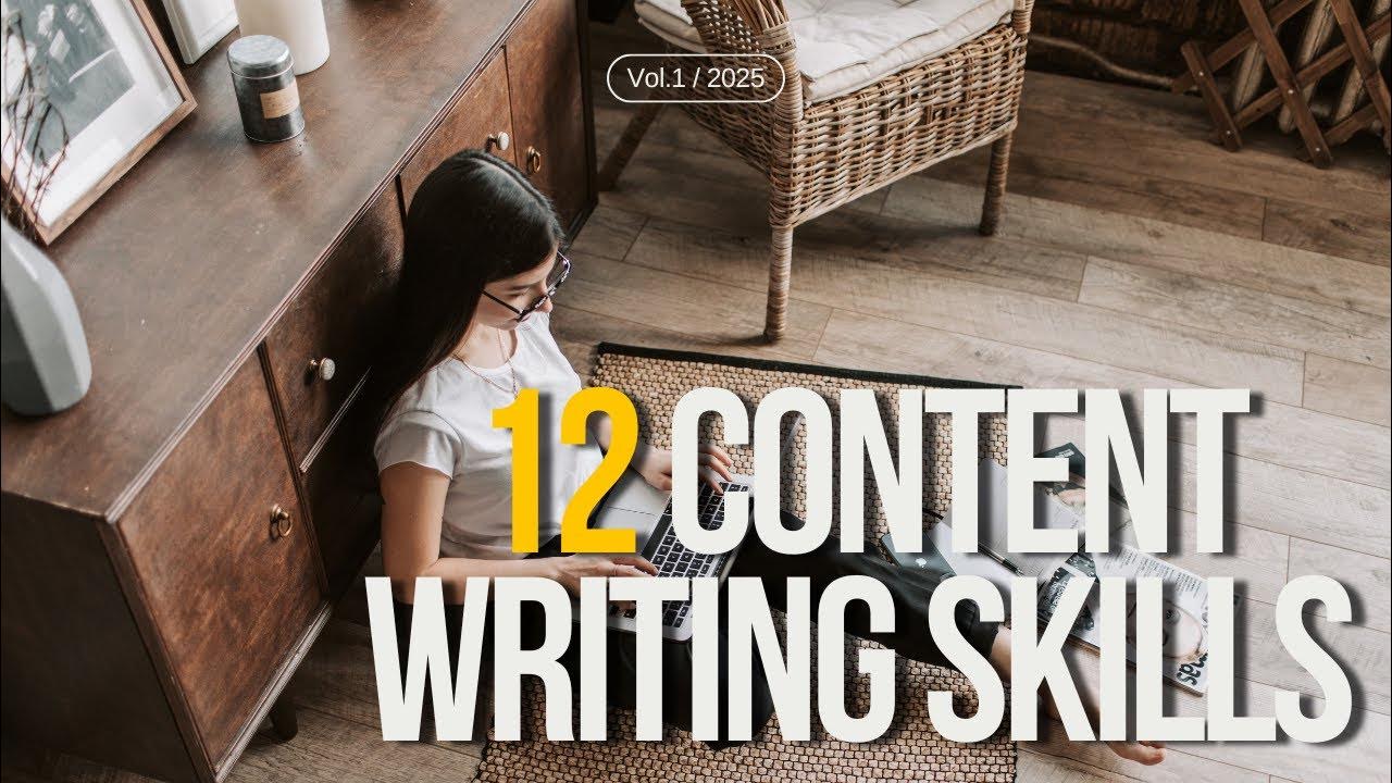 12 skills every content writer needs - #contentmarketing - YouTube