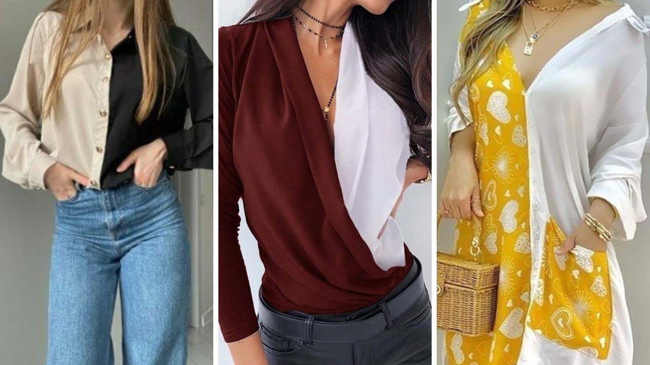 The Best Two Tone Shirts for Ladies - YouTube