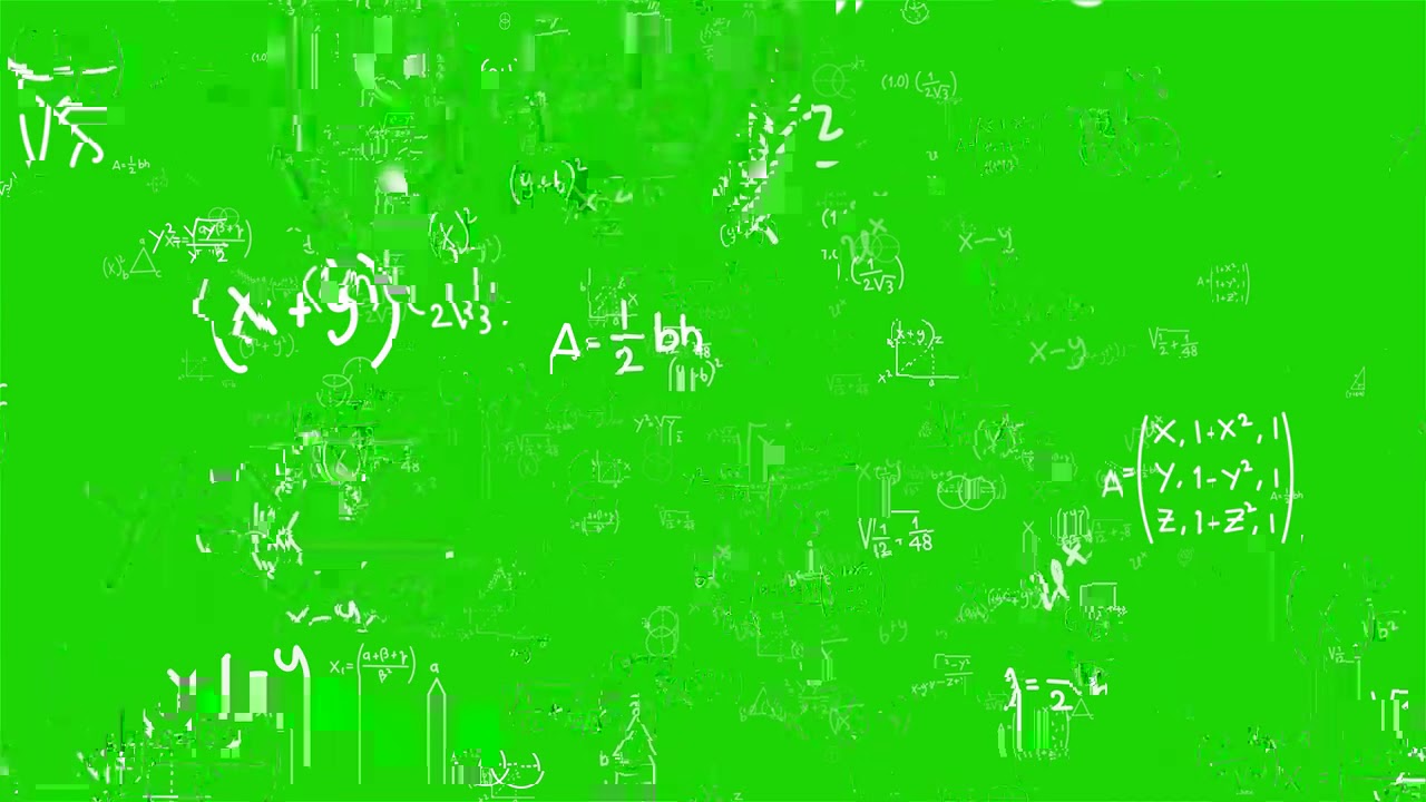 Math Green Screen - Green Screen de Matemática - YouTube