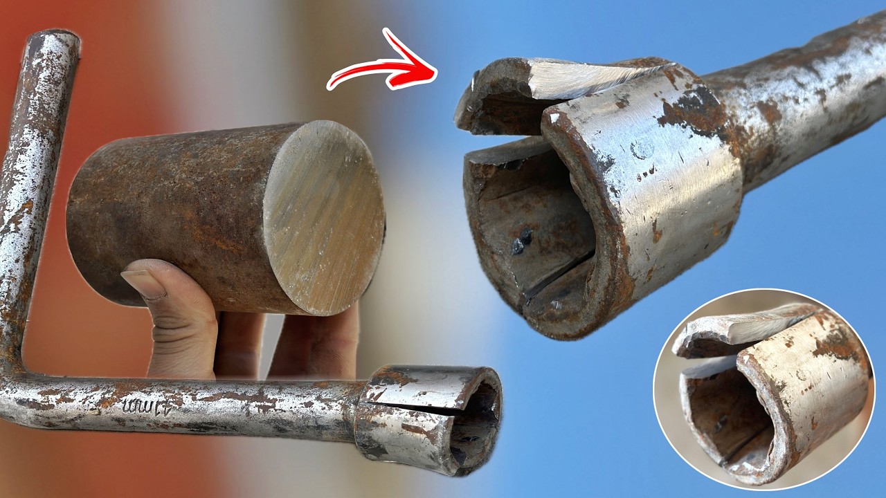 Genius Mechanic Fixes Broken L Handle Wrench Socket Incredible Repair ...