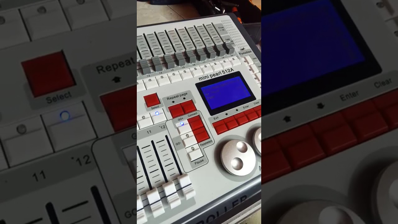 Mini perl 512A..mixer lighting - YouTube