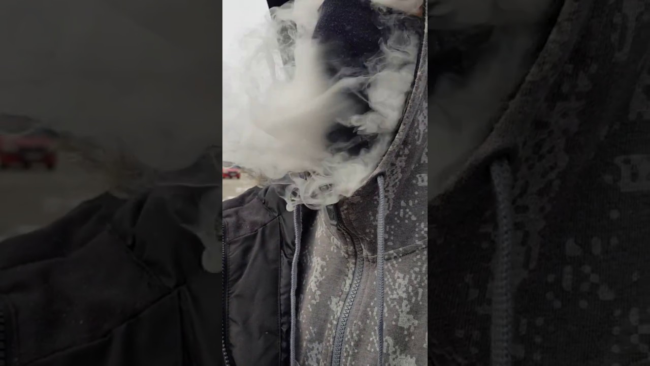 Vaping with AiO through mask - YouTube