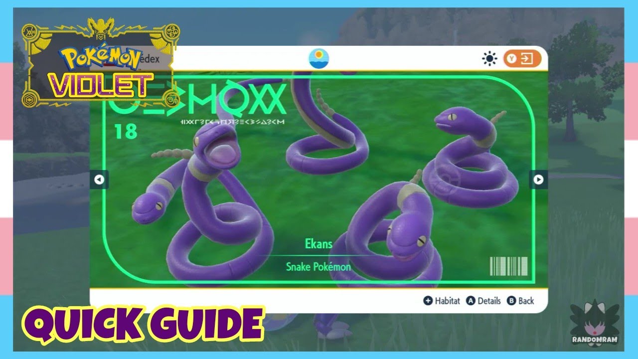 Where To Catch Ekans In Pokemon Scarlet & Violet *The Teal Mask ...