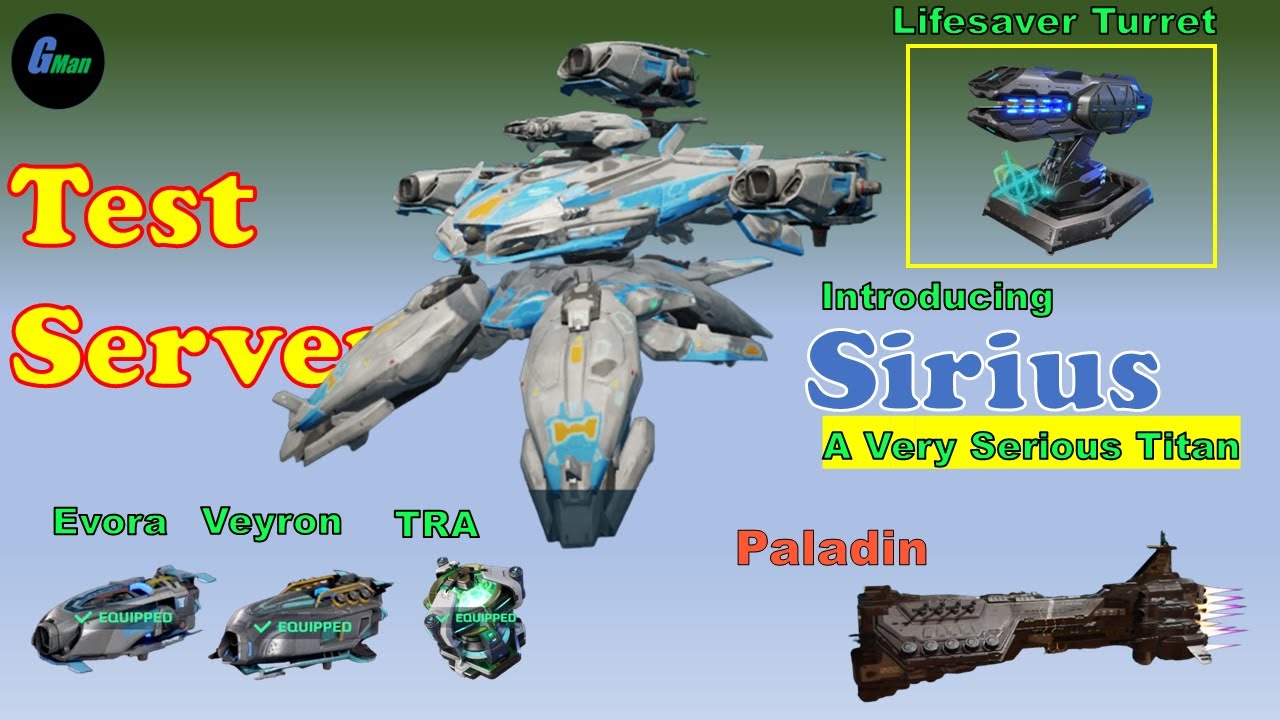 Test Server: Sirius Titan Is A Serious Titan | WR - War Robots - YouTube