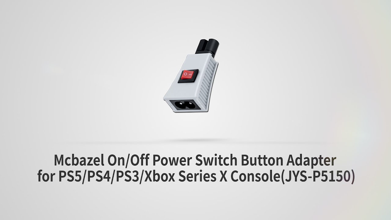 Mcbazel On/Off Power Switch Button Adapter for PS5/PS4/PS3/Xbox Series ...