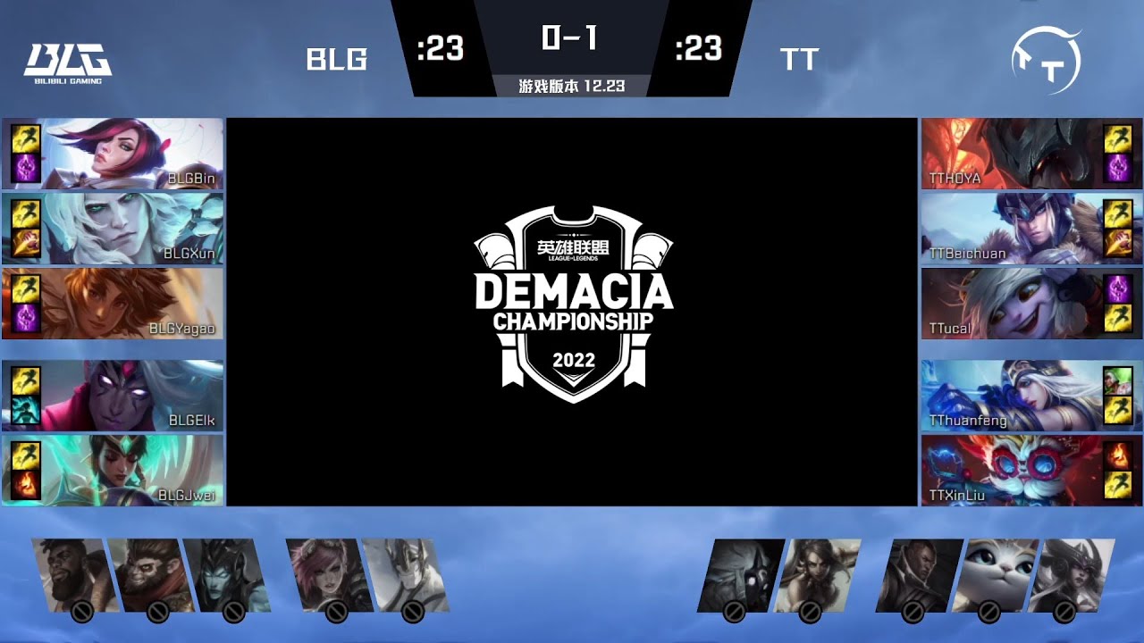 【2022 德瑪西亞杯】16進4 第三天 BLG vs TT #2 - YouTube