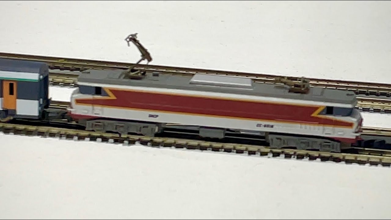 AZAR MODELS - SNCF CC6500 - Echelle Z scale train - YouTube
