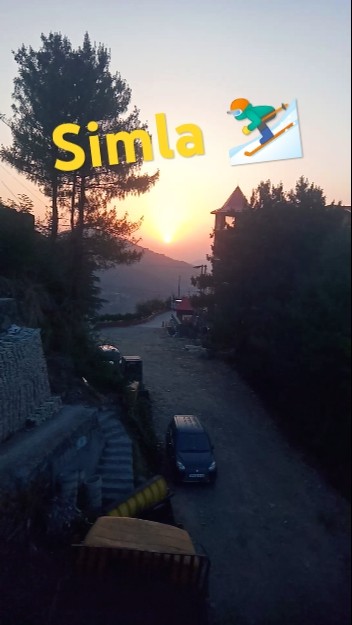 Simla is beautiful location 🍷Simla beautiful place#himachal natures# ...