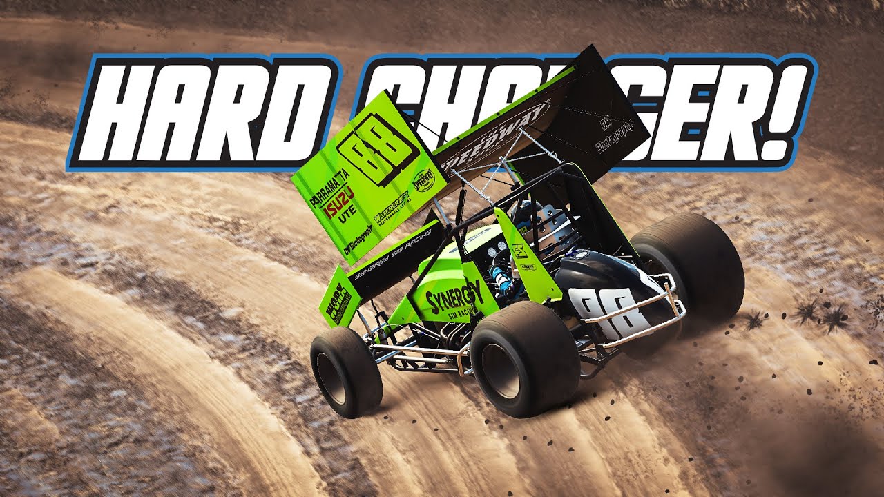 iRacing: Hard Charger! (410 Sprintcars @ I-55) - YouTube