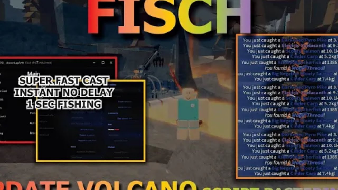 NEW FISCH SCRIPT VOLCANO UPDATE!! - YouTube