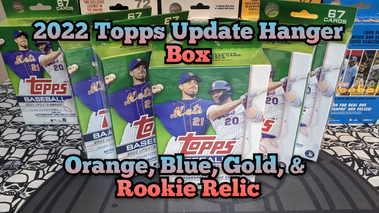 2022 Topps Update Baseball Hanger Box Rip Orange Blue Gold& Rookie ...