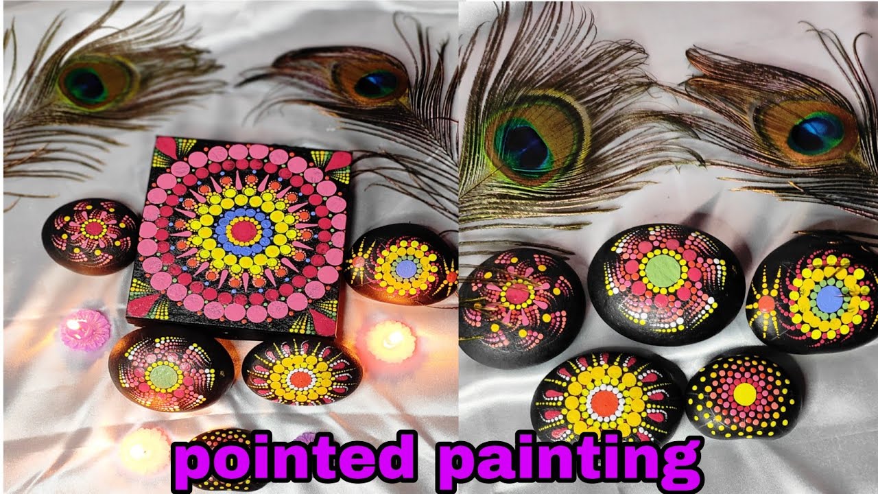 pointed painting 🎨🖌️ || 2nd time try this Art work|| by Artist Priya # ...