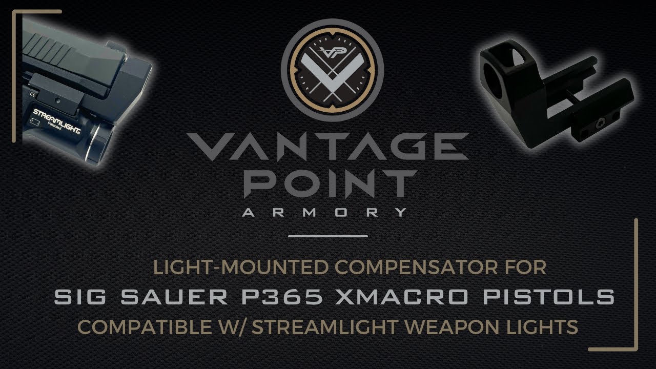Sig Sauer P365 XMACRO Light-Mounted Compensator w/ Streamlight ...