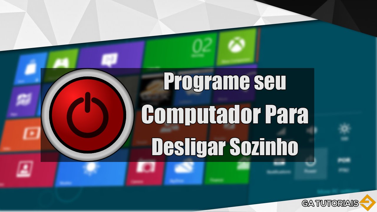Como Programar O Pc Para Desligar Automaticamente Sem