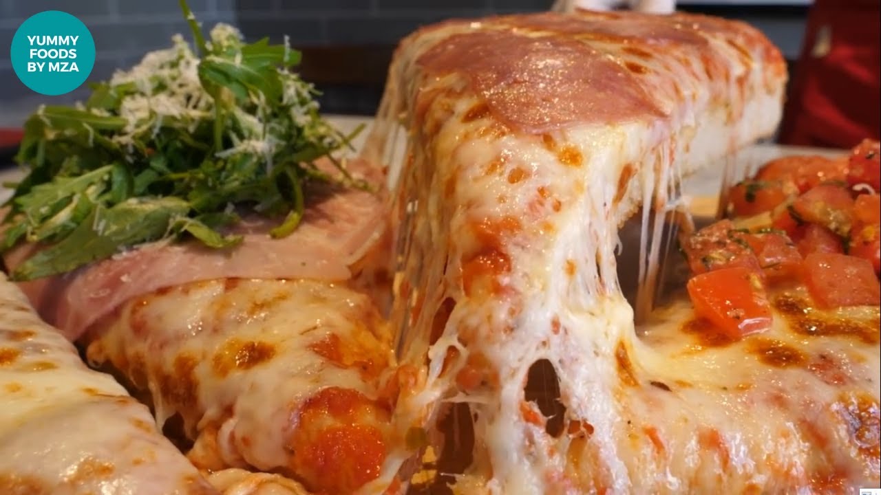 Italian Double Cheese Pizza | Cheese Pizza Recipe - YouTube