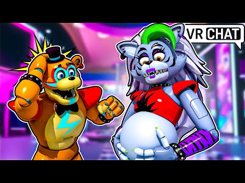 Roxanne Wolf has a BABY with Glamrock Freddy?! in VRCHAT - YouTube