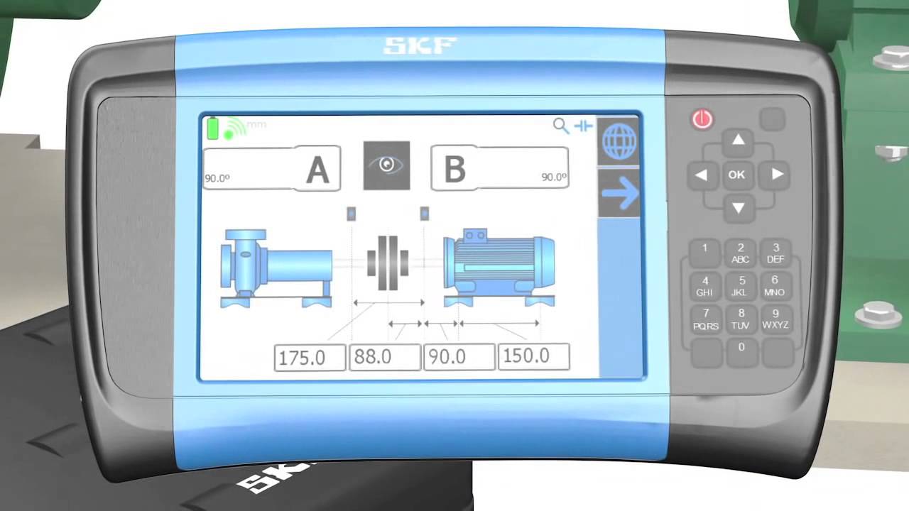 SKF Shaft Alignment System TKSA 80 - YouTube