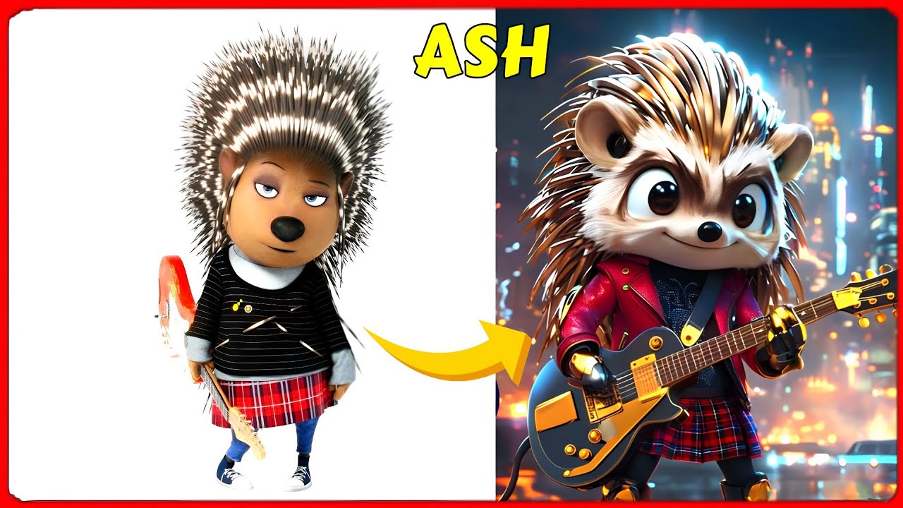 "🤖 Sing 2 Characters as Robots Reveal Their Favorite Movie 🎬 & Candy 🍭 ...