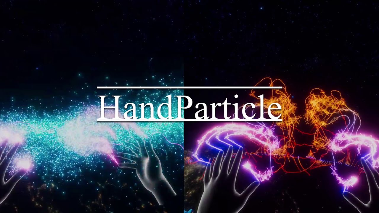 HandParticle v0.1.0 for Oculus Quest2 - YouTube
