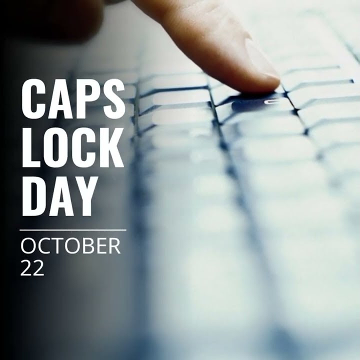 CAPS LOCK DAY - YouTube