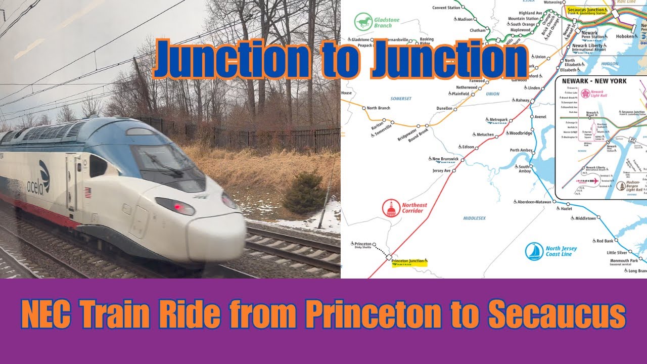 A Junction to Junction Train Ride on the Northeast Corridor! Princeton ...