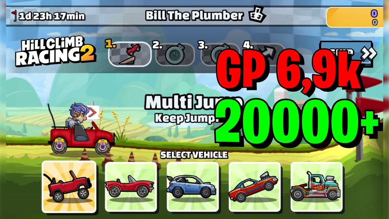Hill Climb Racing 2 - Bill The Plumber | Team Event - YouTube