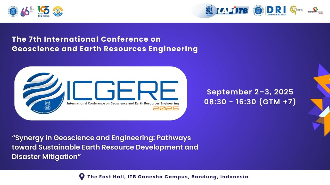 The 7th International Conference on Geoscience and Earth Resources Engineering 2025 Day 1 - YouTube