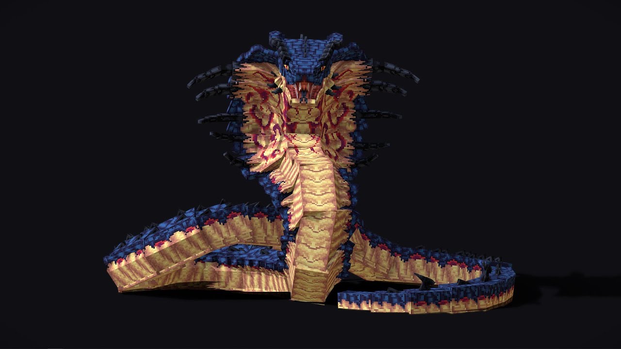 SoloCraft: Blue Venom Fanged Kasaka [Mythicmobs x Modelengine] # ...