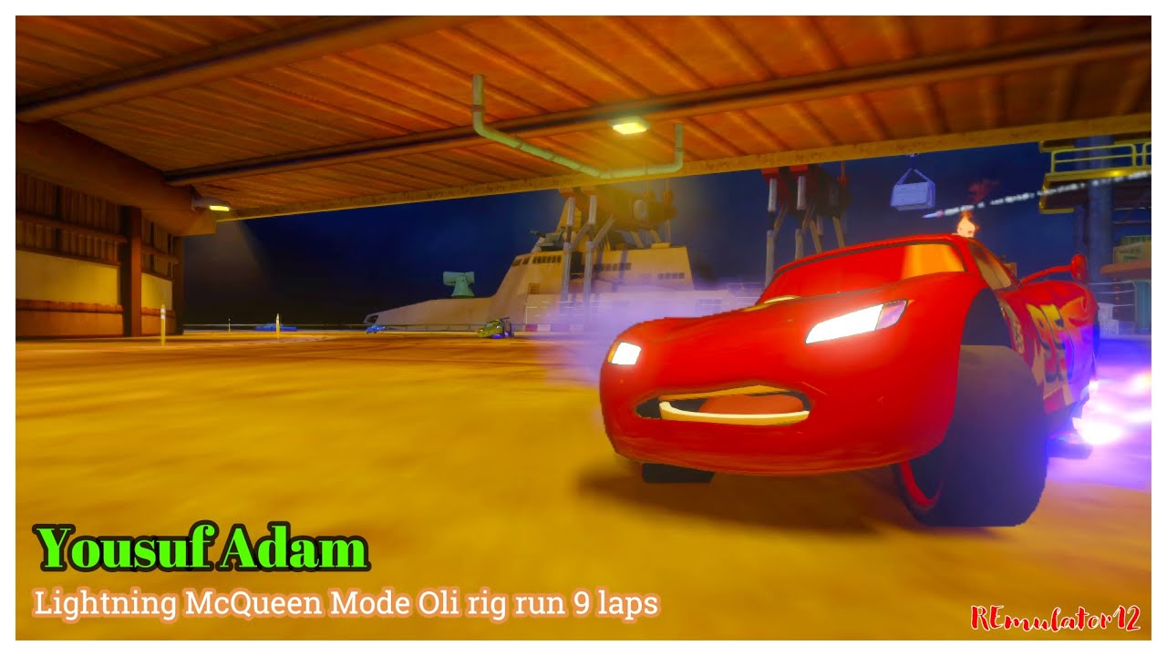 Cars 2 The Video Game | Lightning McQueen - Race Mode | Oil Rig Run 9 ...