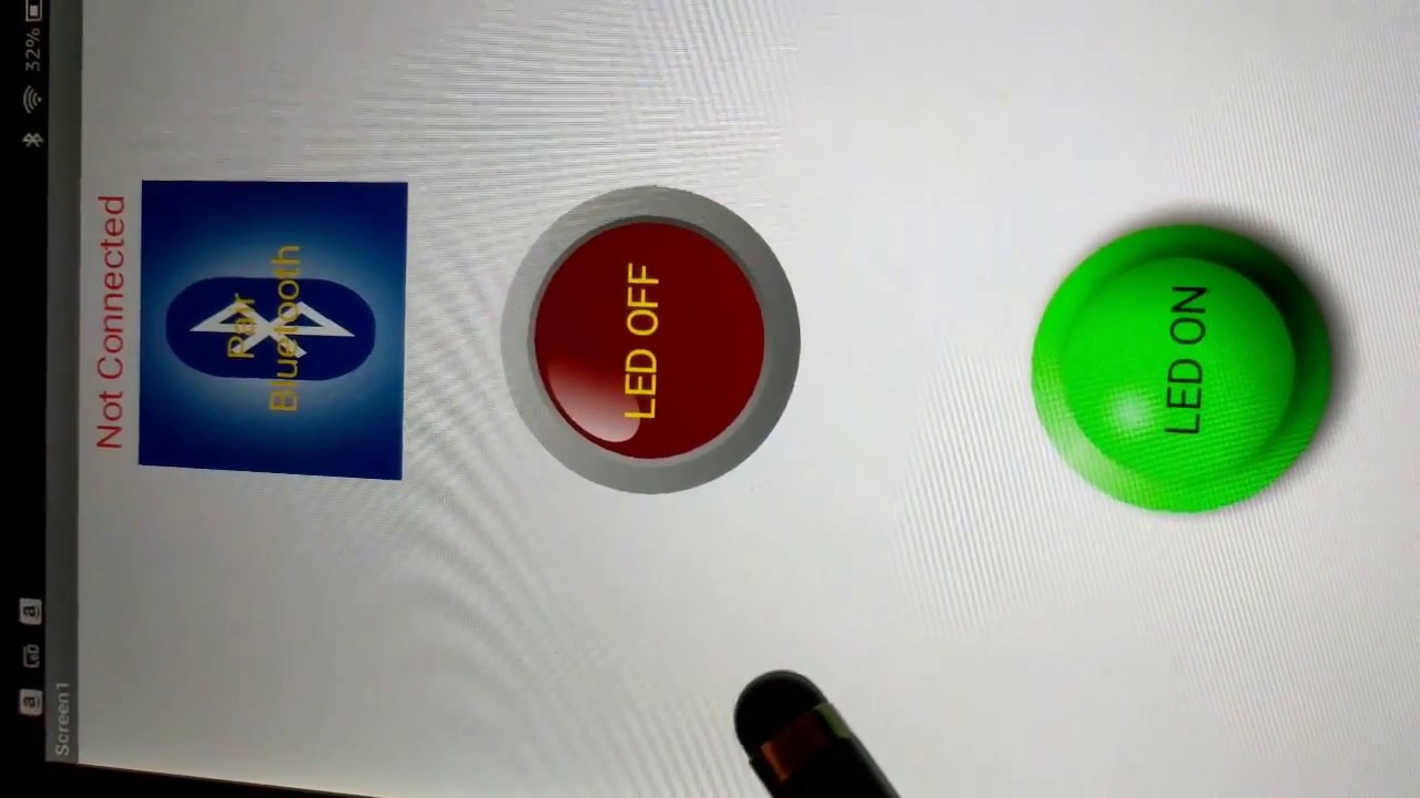 "ON-OFF" Control of LED using Android App - YouTube