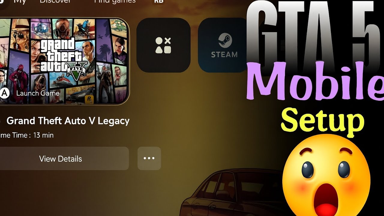 GTA v Android setup 😳 - YouTube