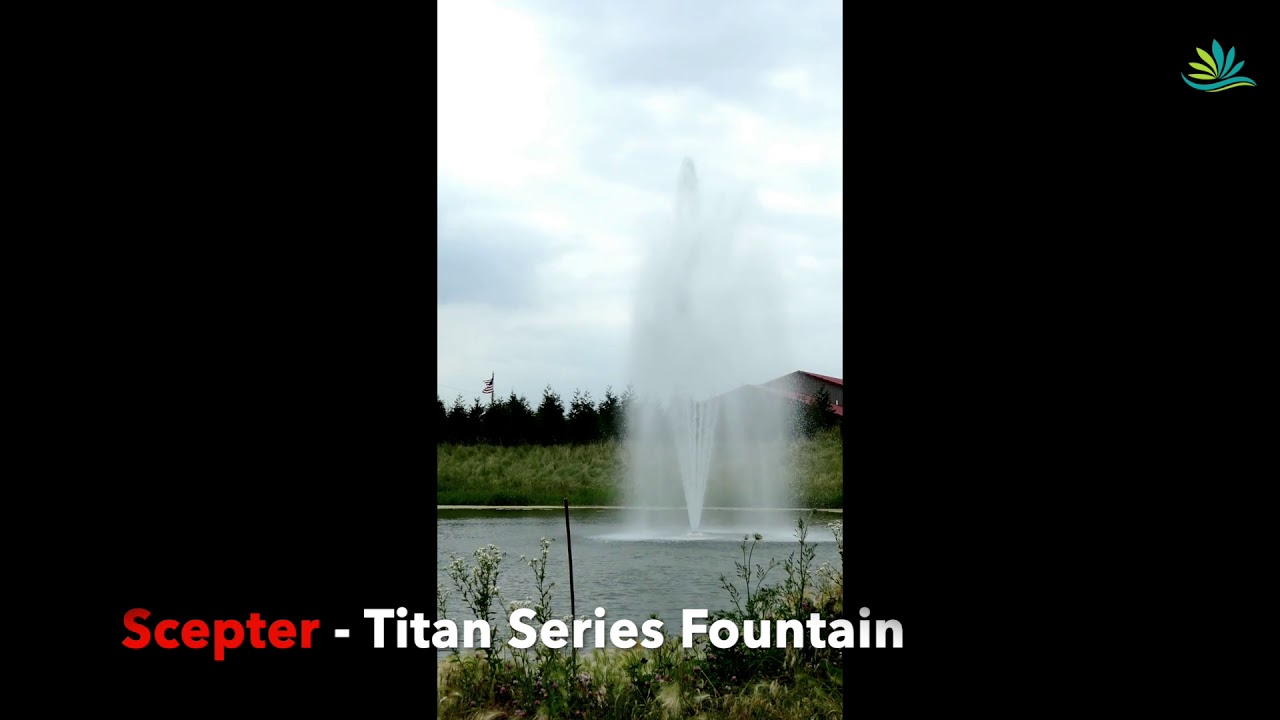 Aqua Control Scepter Fountain From Heathland Group - YouTube