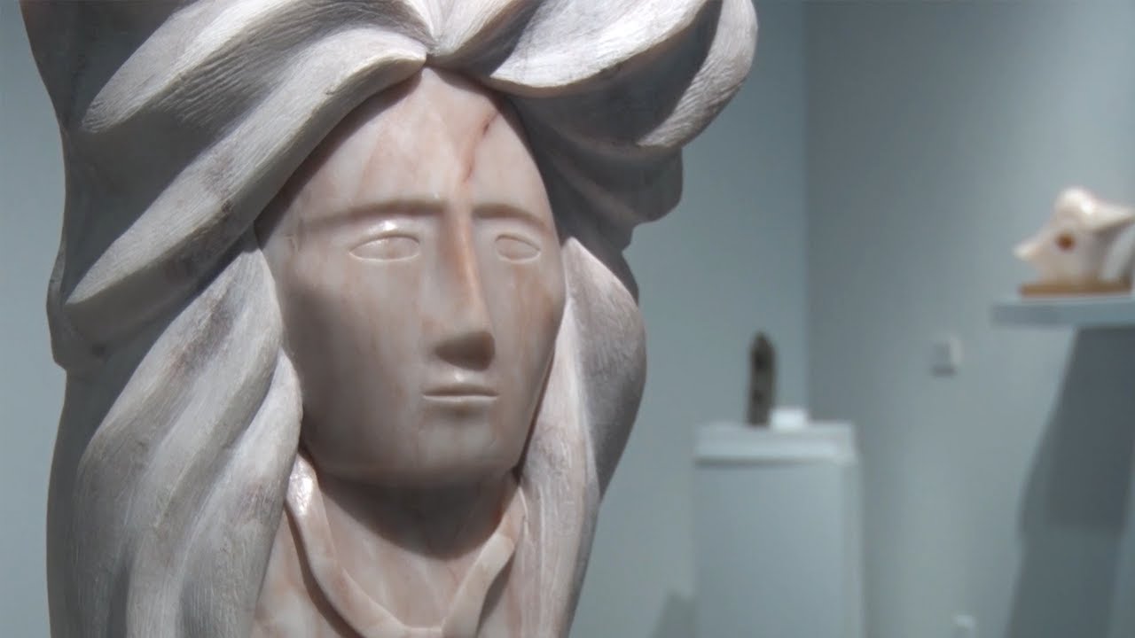 In Focus: Works of Stone Artist Gordon Van Wert on Display at BSU - YouTube