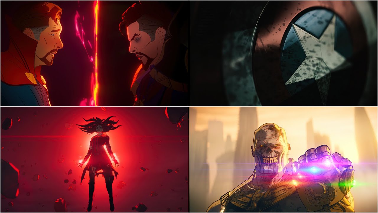 I made 4K wallpapers from the scenes of "What If...?" (Episode 4-6 ...