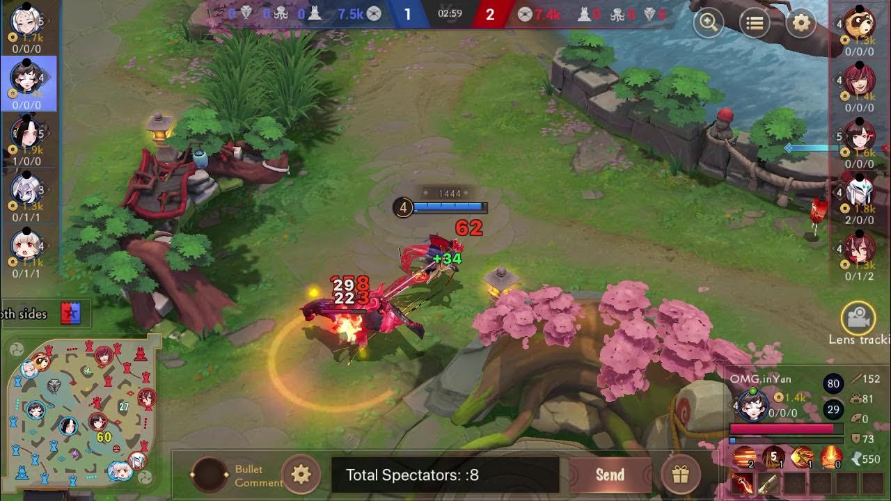 Onmyoji Arena Pro League (OPL) - EG vs. OMG, match 2 - YouTube