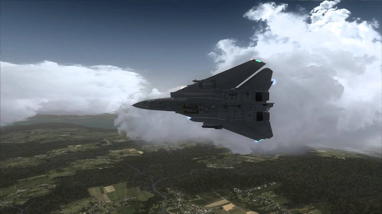 Flying over Phuket F-14 Tomcat [FSX HD] - YouTube