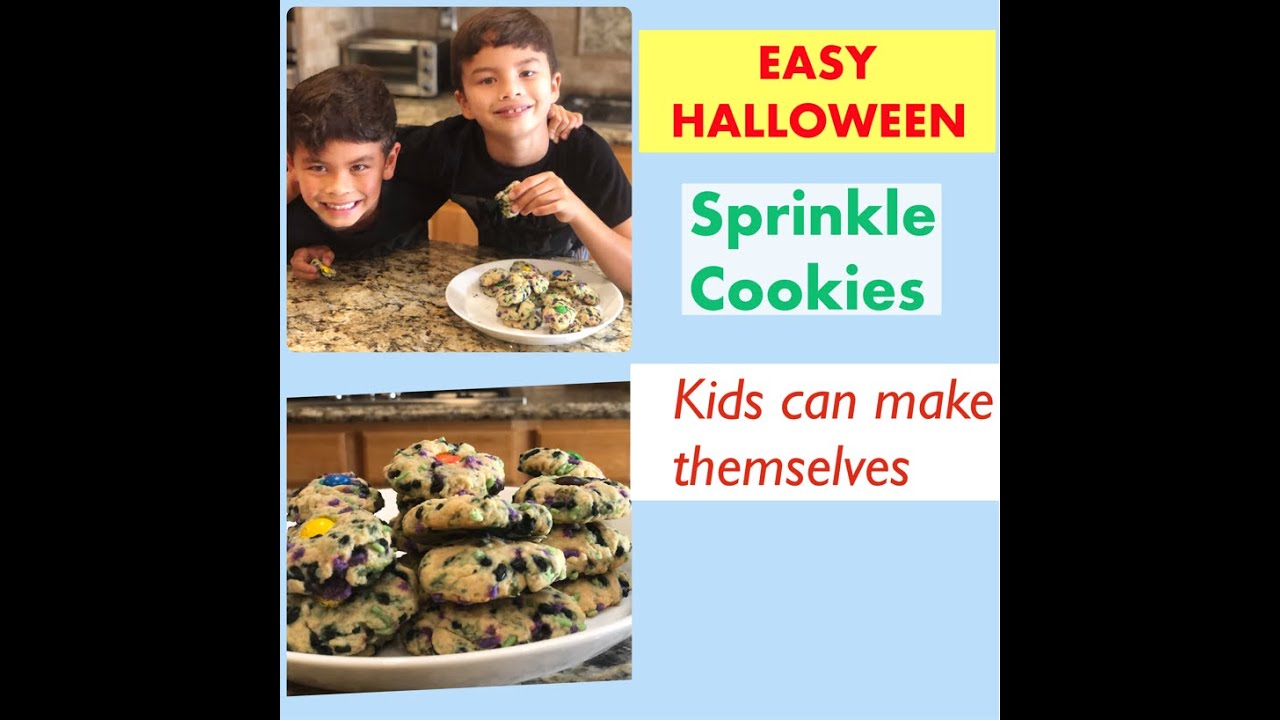 EASY HALLOWEEN SPRINKLE kids can make themselves 😋😋 . Kids sharing with ...