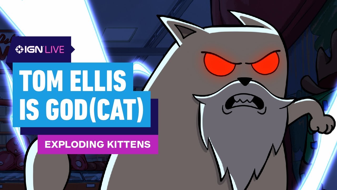 Exploding Kittens: Tom Ellis is GOD (Cat) In Netlfix's New Animated ...