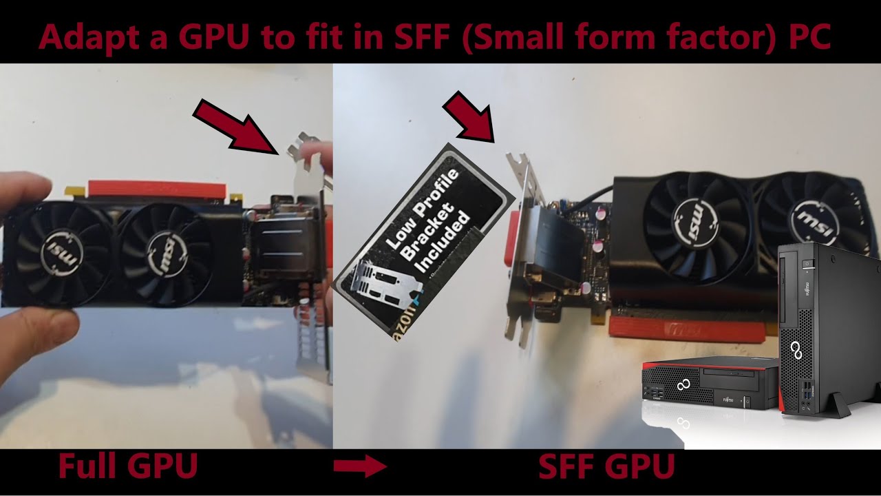 How to Install a GPU in a Small form Factor (SFF) PC - YouTube