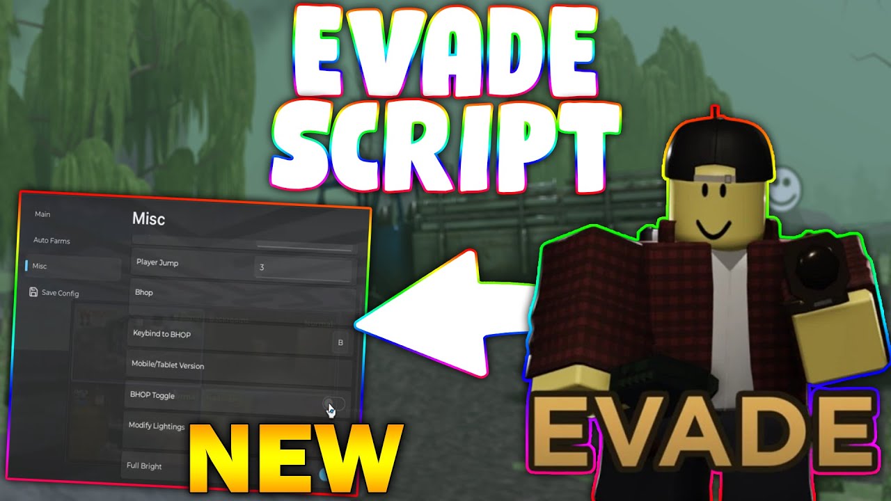 *NEW* Evade Script (PASTEBIN 2024) (GODMODE, ESP MONSTER, INF JUMP ...