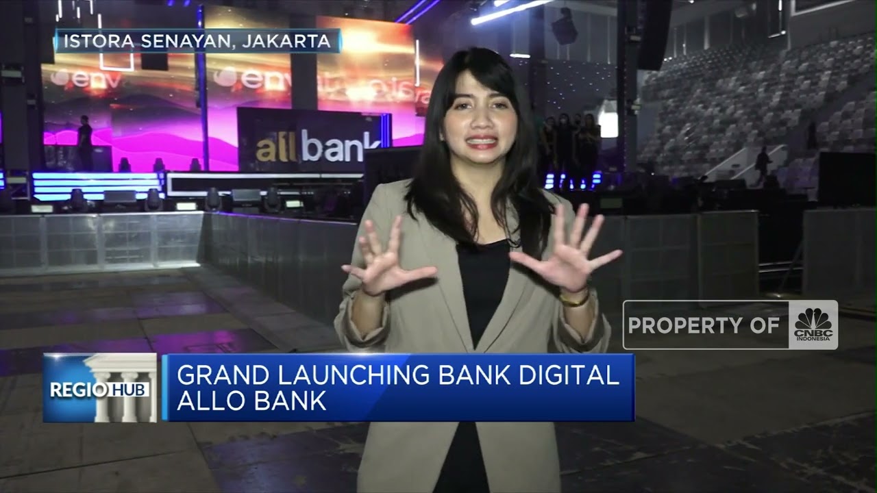Grand Launching Bank Digital Allo Bank - YouTube