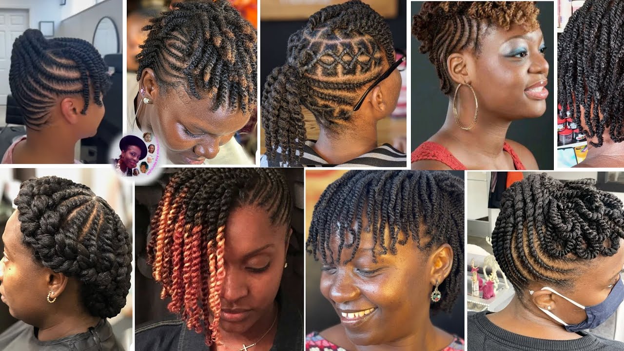 60 CHIC SHORT BRAIDED STYLES FOR BLACK WOMEN ROCKING SHORT HAIR - YouTube