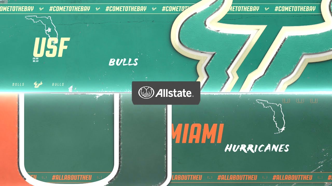 NCAA College Football 26 - USF Bulls Vs Miami Hurricanes PS5 Simulation ...