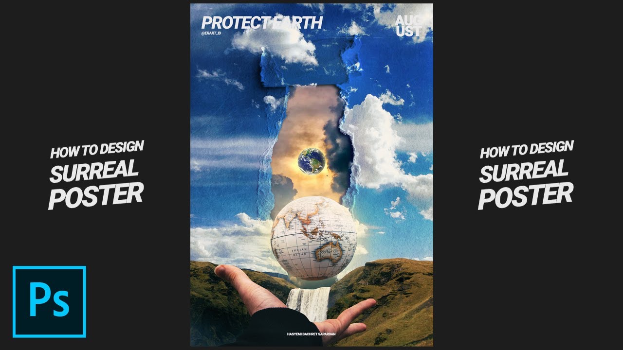 Protect Earth Photo Manipulation - Tutorial Photoshop CC 2021 - YouTube