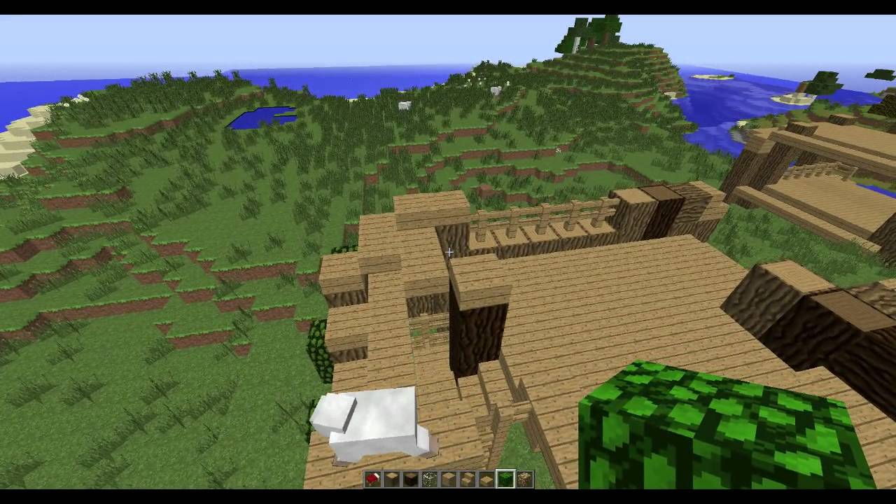Minecraft Lets Build: 14x14 House - YouTube