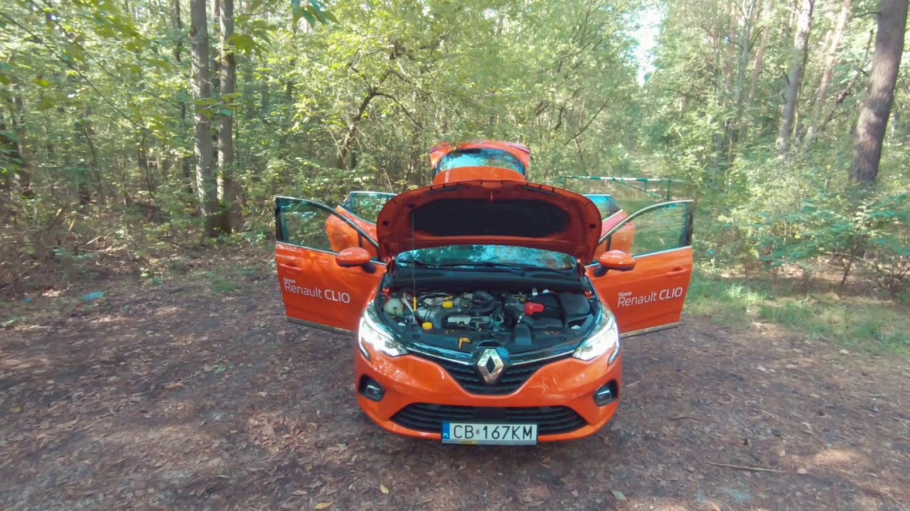 Renault Clio 5 Intens TCE100 color orange valencia - prezentacja - YouTube