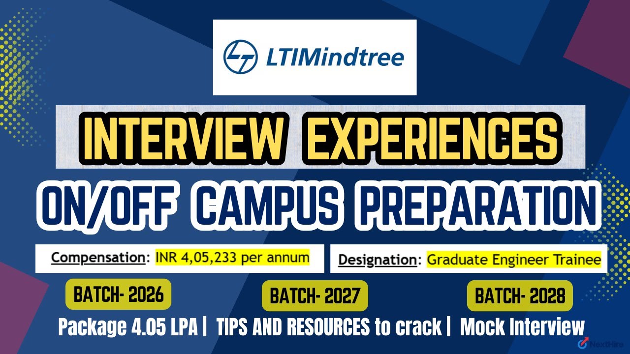 LTIMindtree AI & Technical Interview Questions | Batch 2026 Onwards | Complete Experience & Tips ...