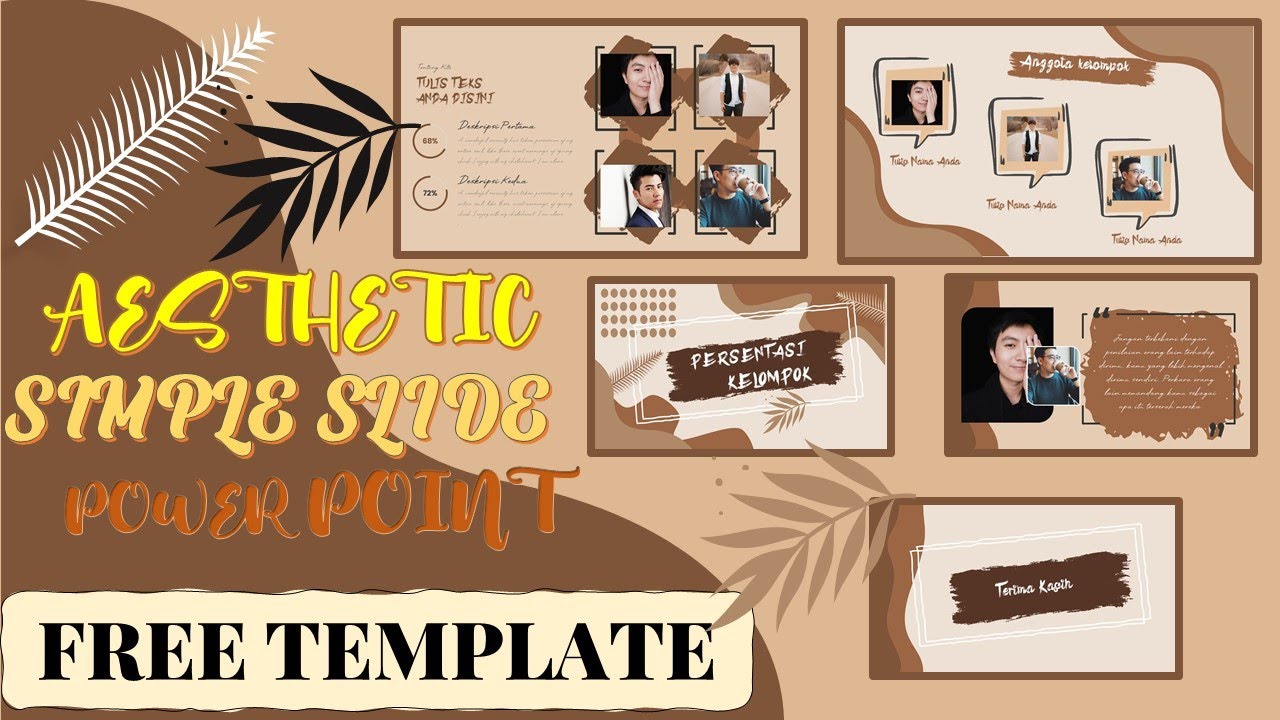 📍 how to make aesthetic ppt in an easy way 2021| cara simple membuat ...