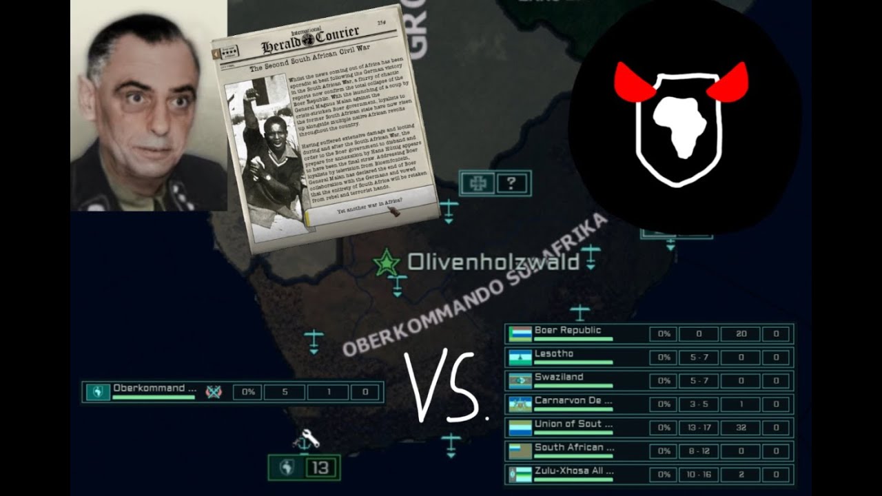 [HOI4:TNO] Huttig's Expeditionaries Take Over South Africa After ...